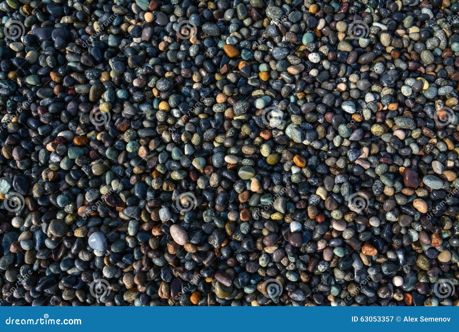 Colored Pebbles on the Beach Stock Image - Image of boulder, background ...