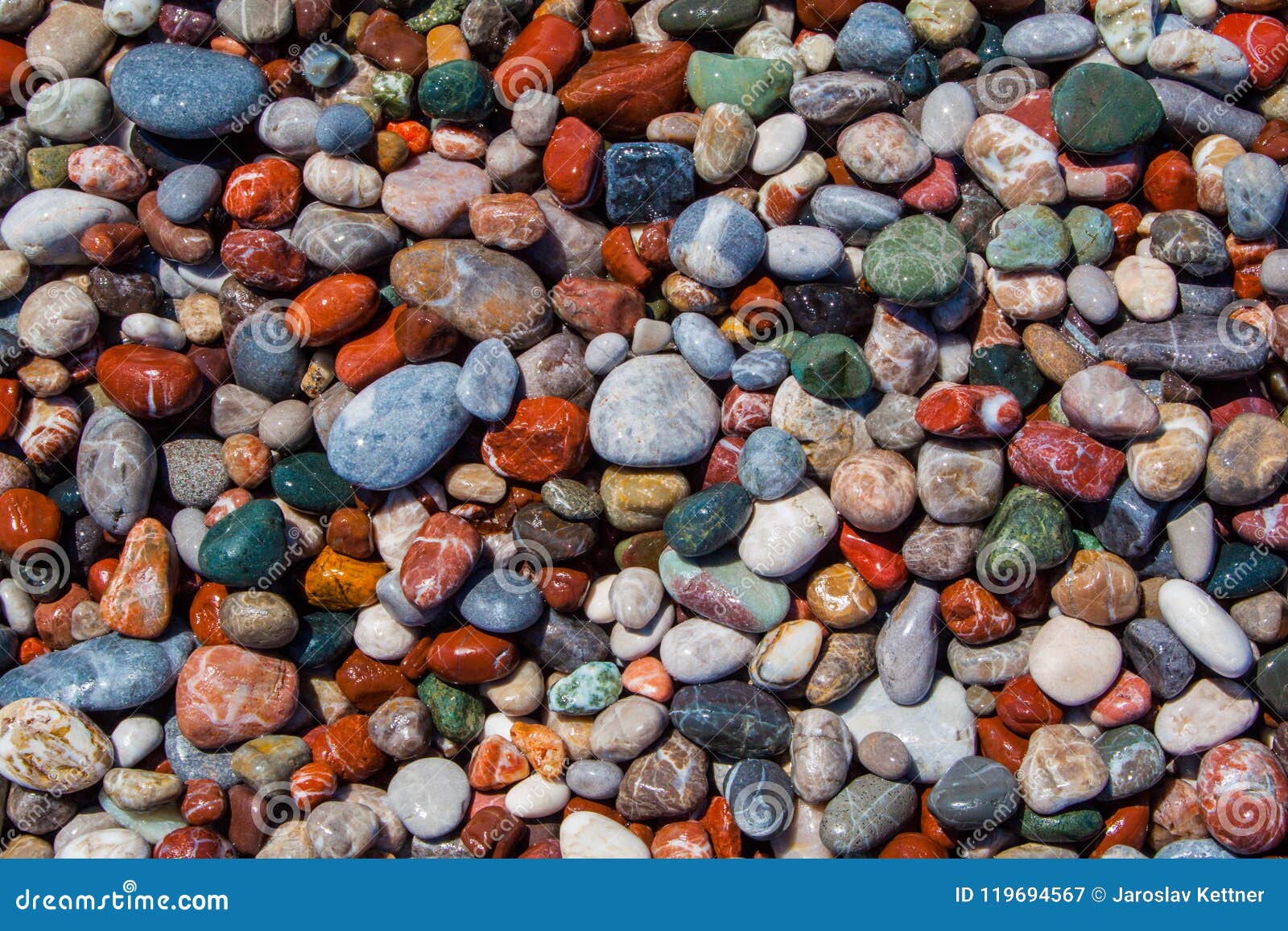 Colored pebbles stock image. Image of vacation, abstract - 119694567