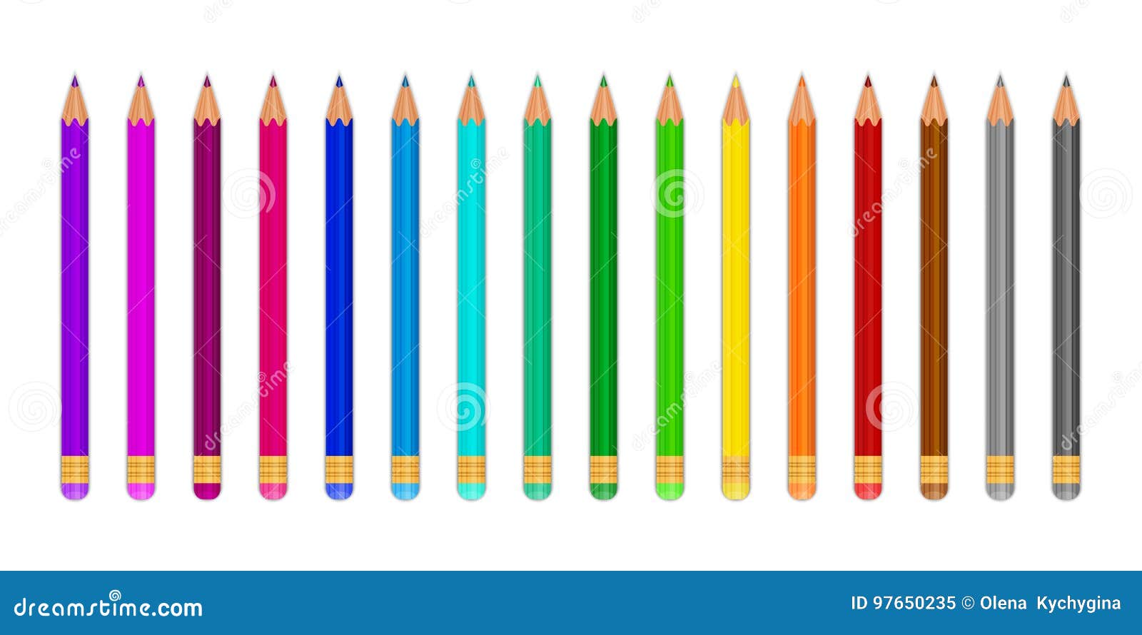 Colored Pecils Stock Illustrations – 3 Colored Pecils Stock ...