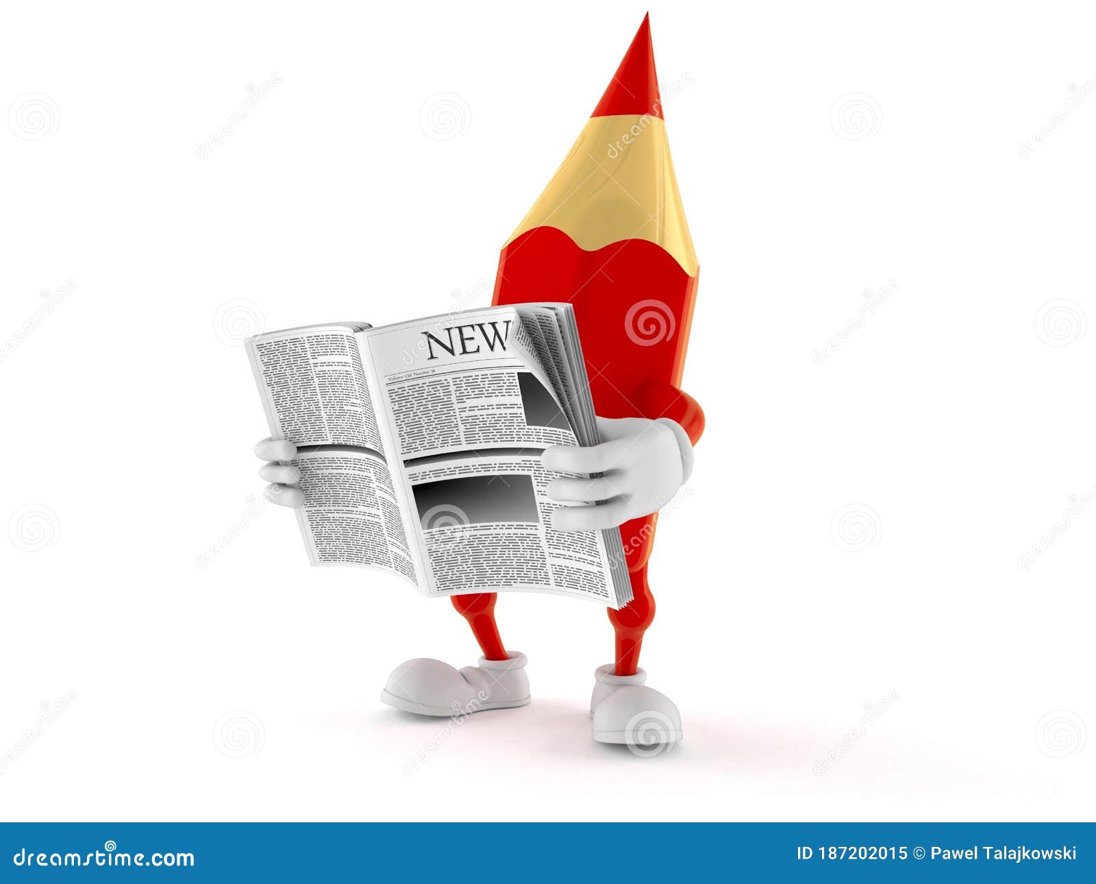 Colored Newspaper Template Cartoon Vector | CartoonDealer.com #13540101