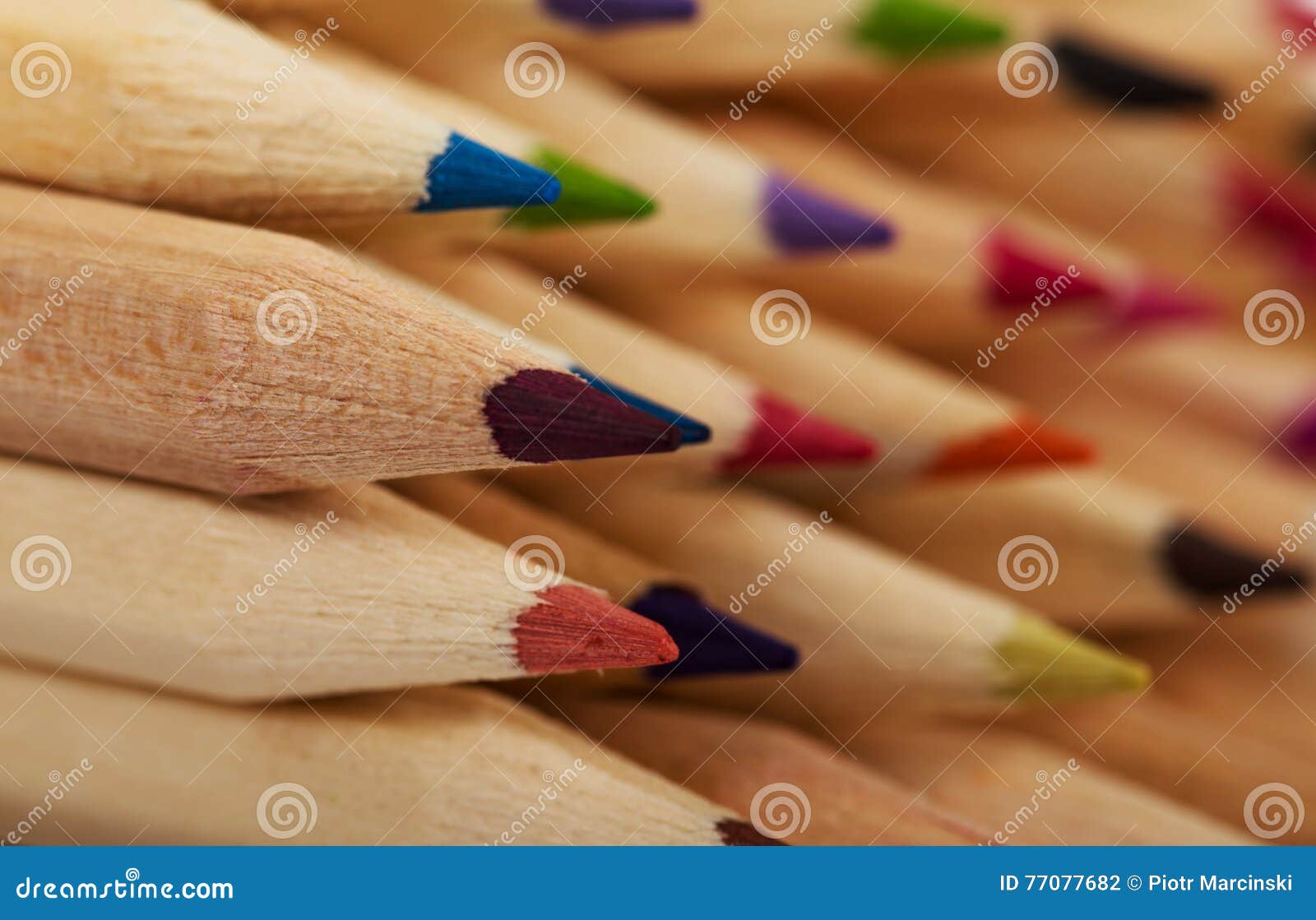 Colored Pencil Crayons on a White Background Stock Photo - Image of ...