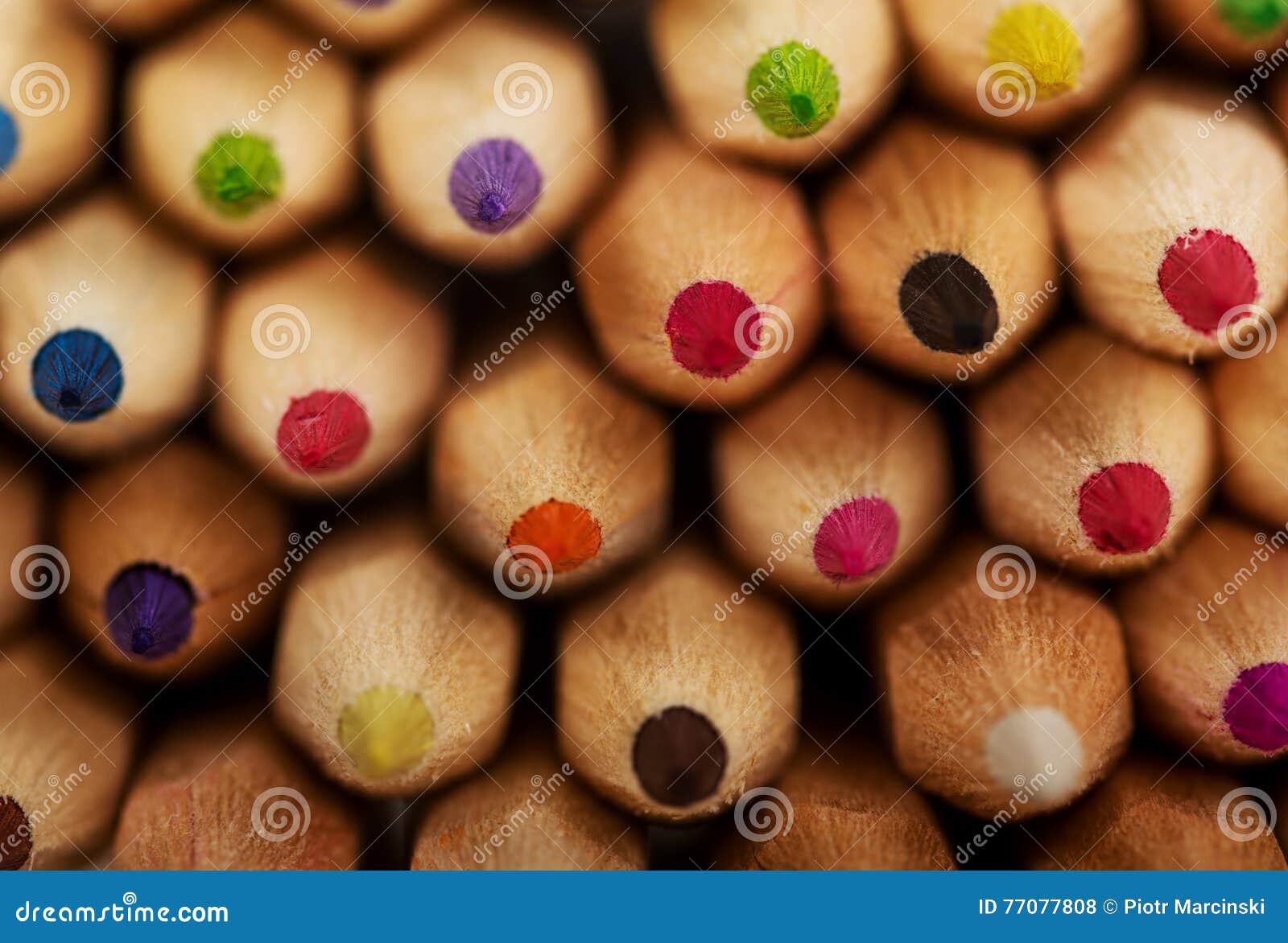 Colored Pencil Crayons on a White Background Stock Photo - Image of ...
