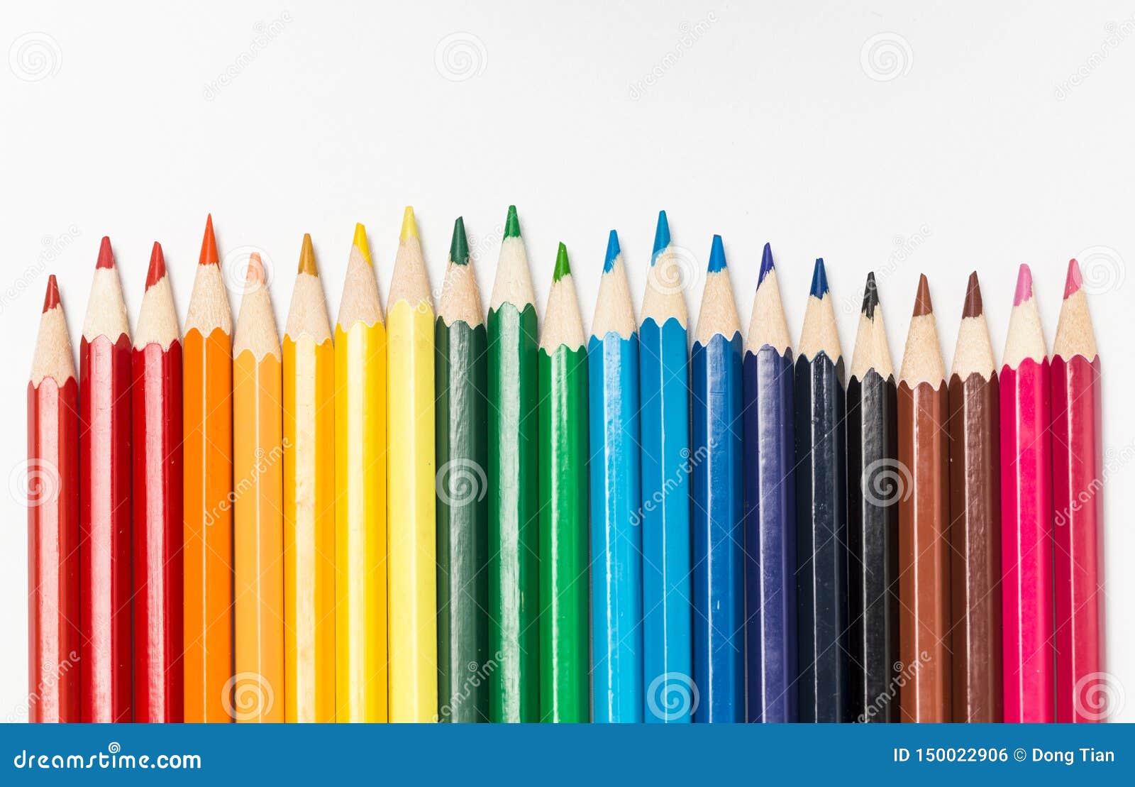 A Colored Pencil for Drawing Stock Photo - Image of details, creative ...