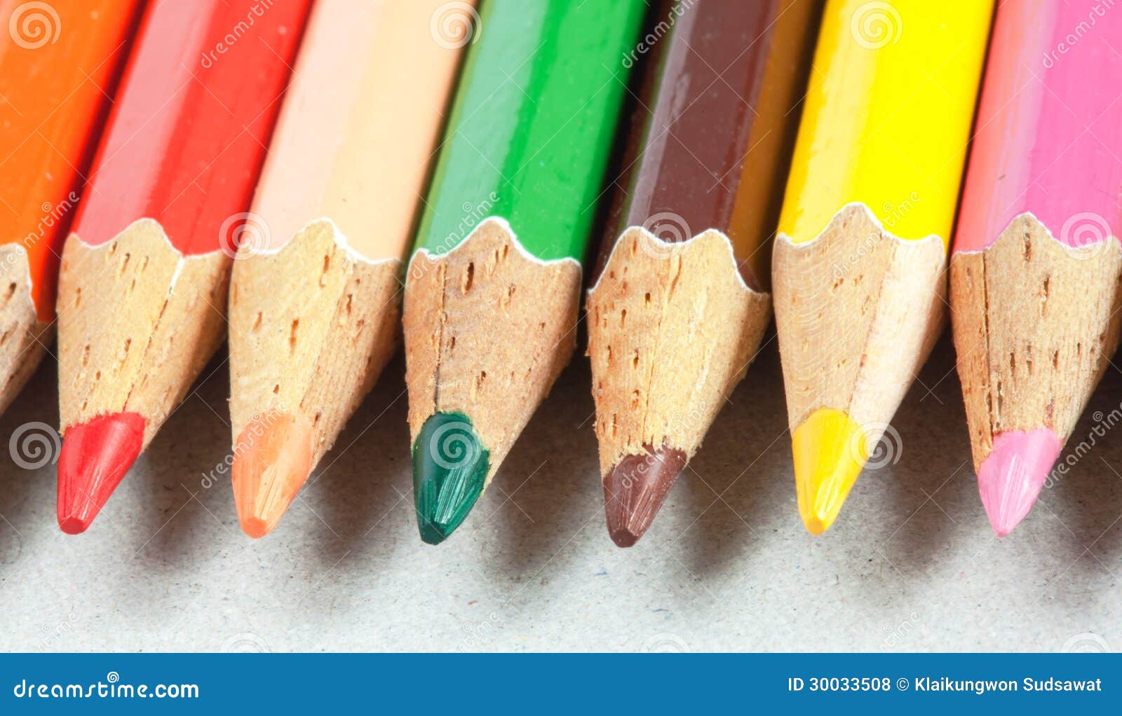 Colored Pencil Arranged Close Up Stock Photo - Image of bunch ...