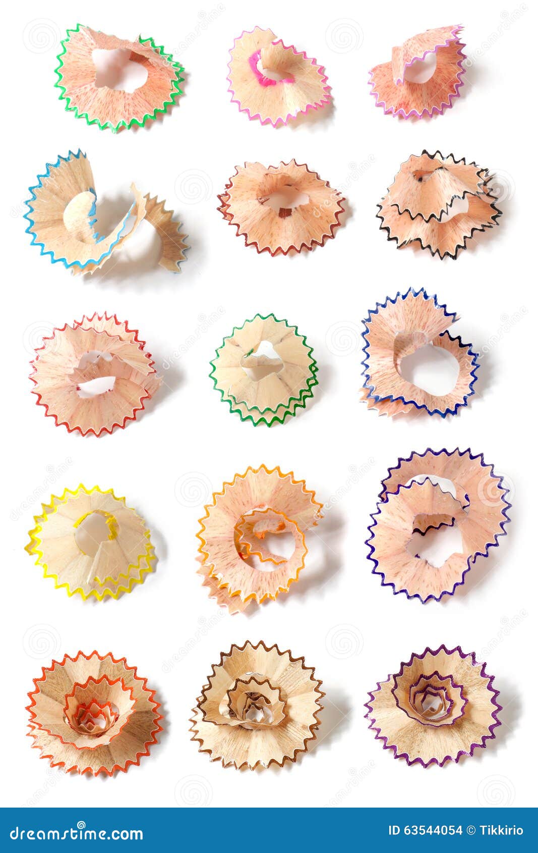 Colored Pencil Sharpening Isolated Stock Photo - Image of sharpener ...