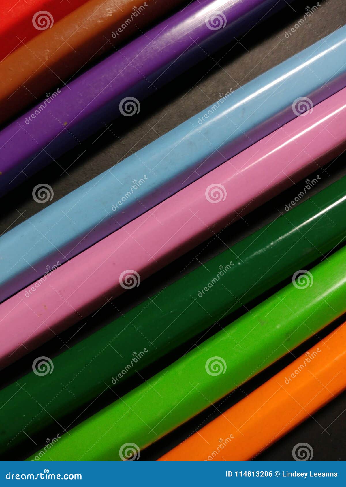 Colored Pencil Stripes stock photo. Image of color, colorful - 114813206