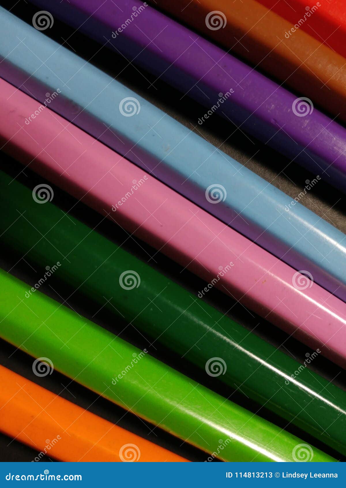 Colored Pencil Stripes stock image. Image of artistic - 114813213