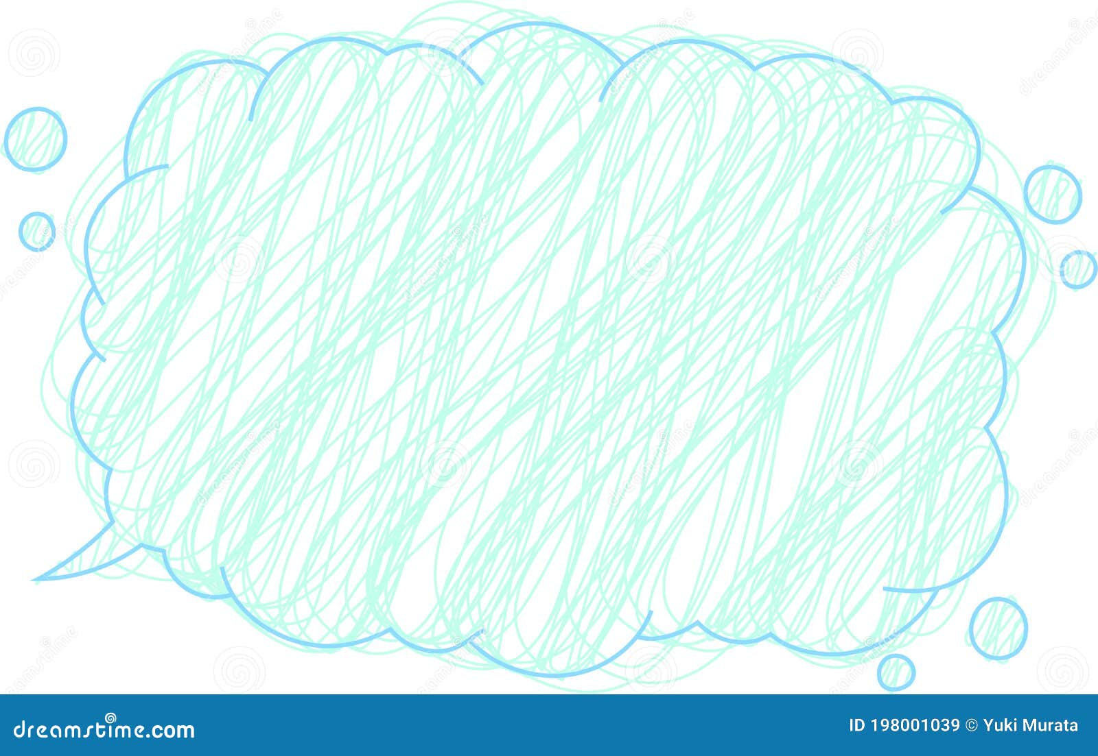 Colored Pencil Style Bubble Comic Callout Stock Vector - Illustration ...