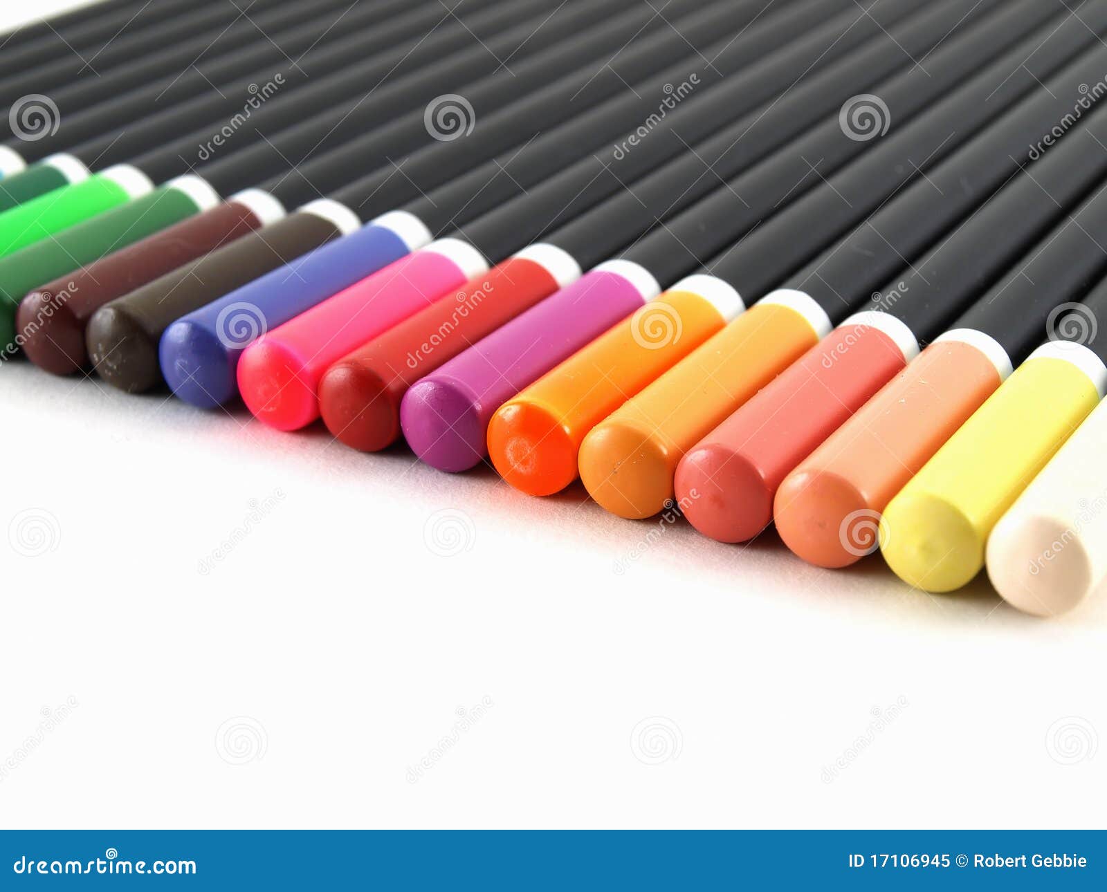 Colored Pencil Tops stock image. Image of assortment - 17106945