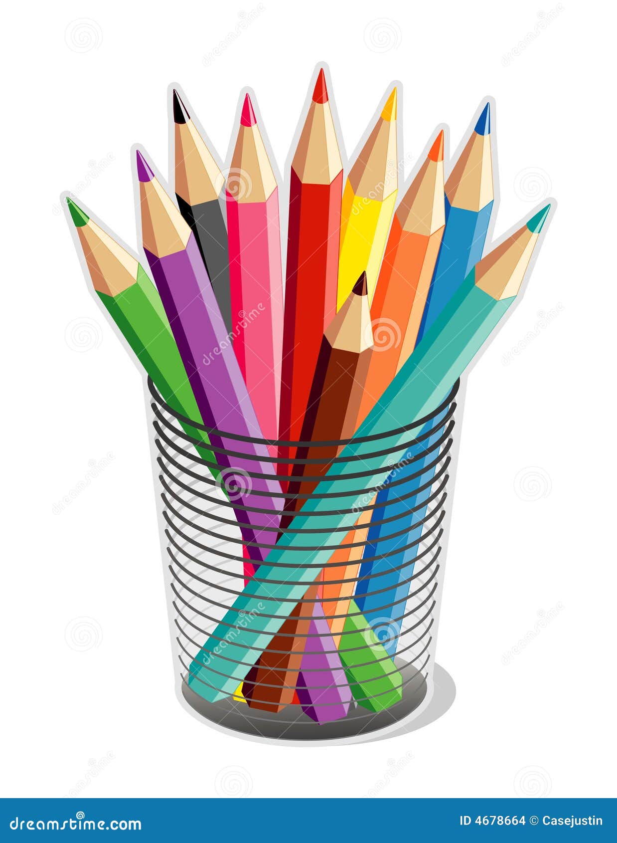 Colored Pencils stock vector. Illustration of green, office - 4678664 Colored Pencils stock vector. Illustration of green, office - 4678664