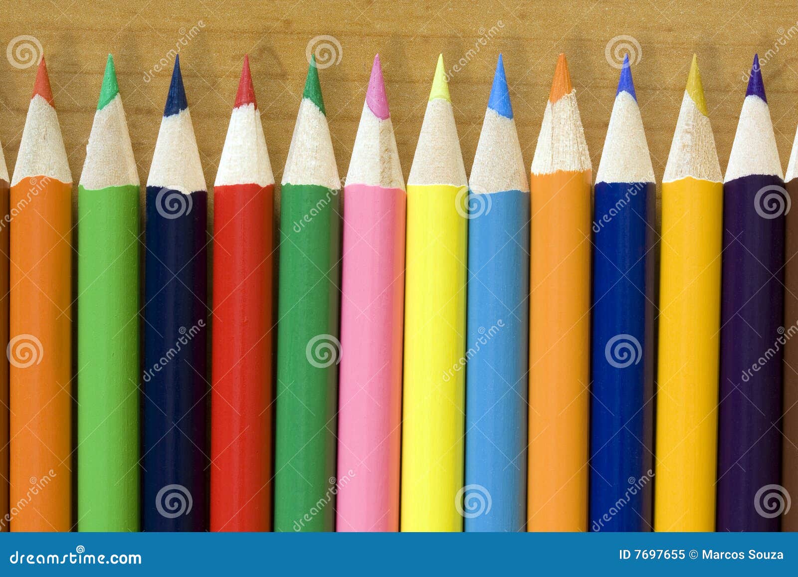 Colored Pencils stock image. Image of colored, school - 7697655