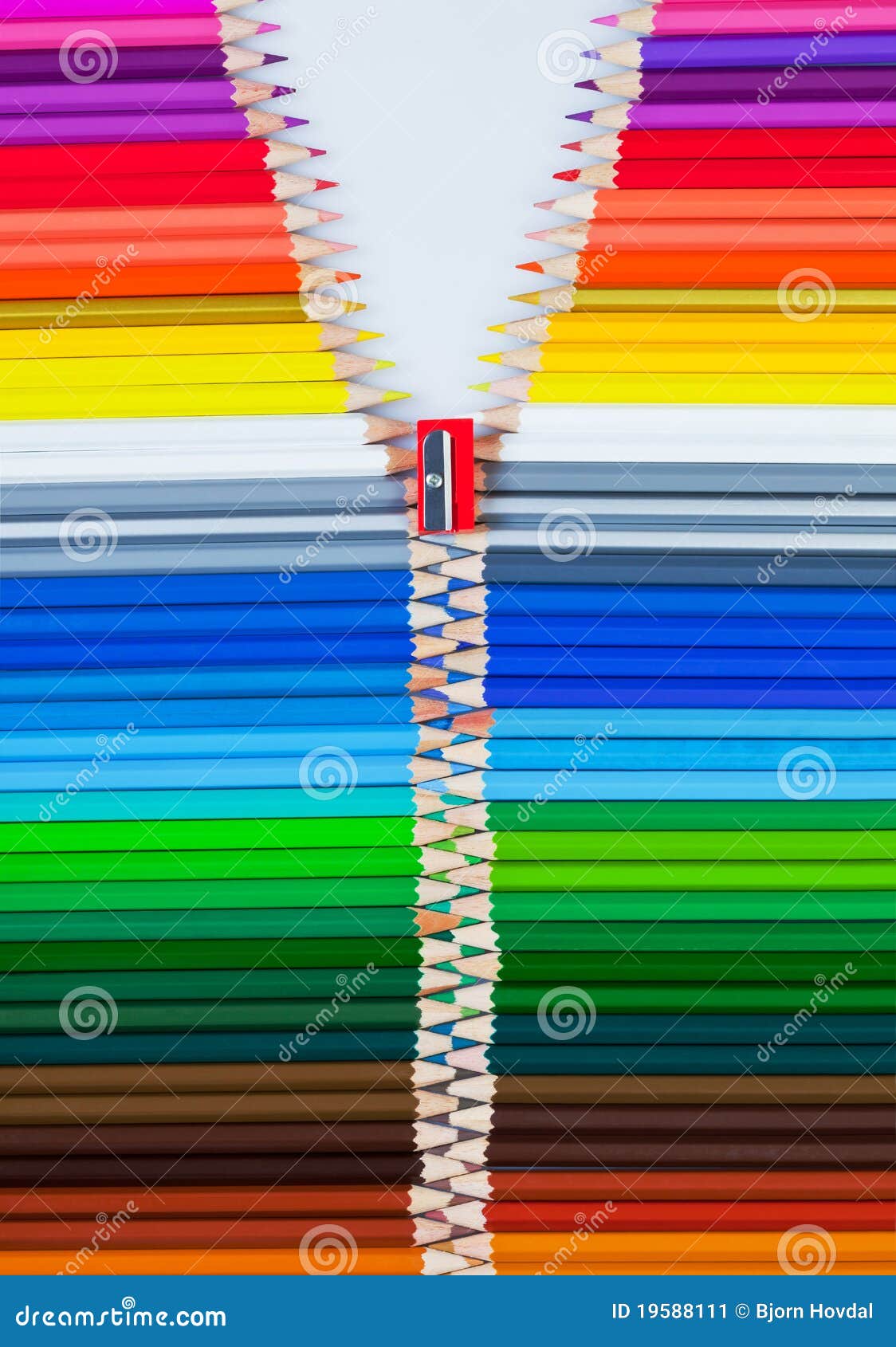 Colored Pencils As a Sweater with Zipper Stock Image - Image of draw ...