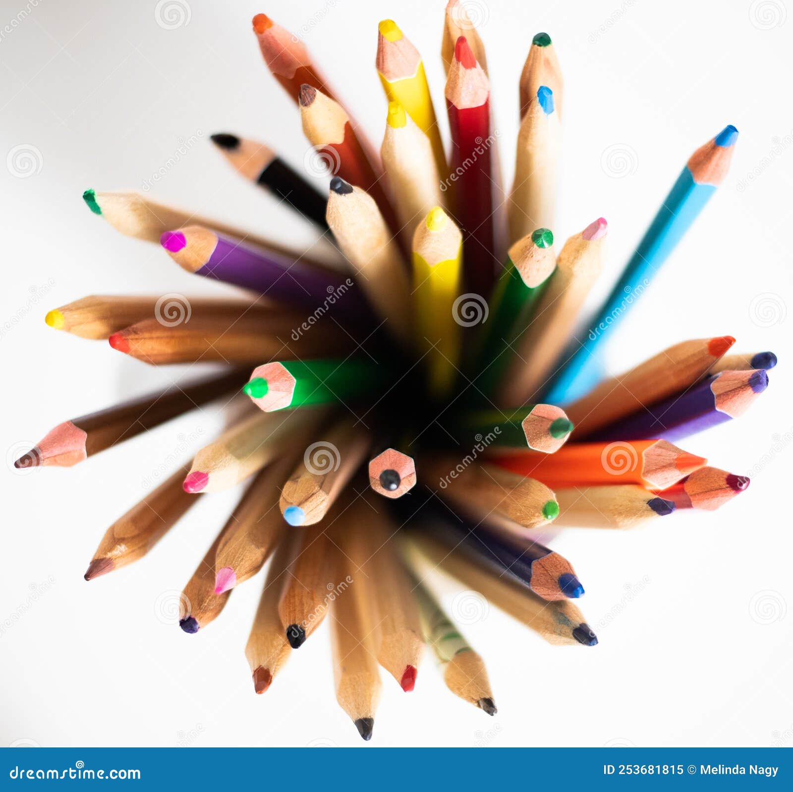 Colored Pencils Back To School Stock Image - Image of back, texture ...