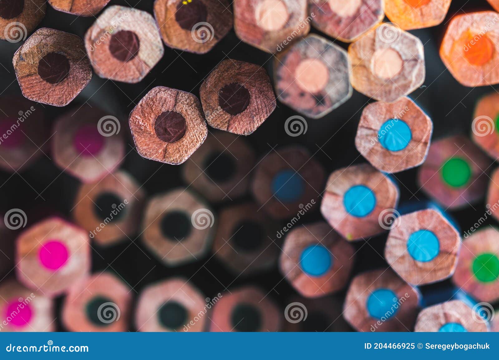 Colored Pencils Background. Drawing, Hobby Stock Image - Image of color ...