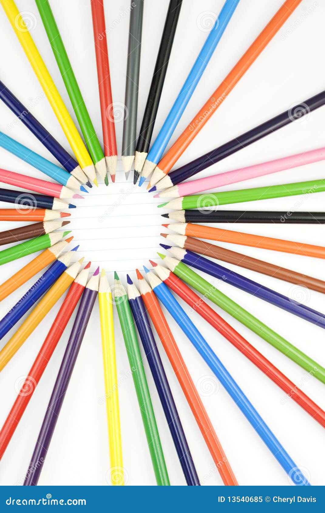 Colored Pencils in Circle stock image. Image of abstract - 13540685 Colored Pencils in Circle stock image. Image of abstract - 13540685