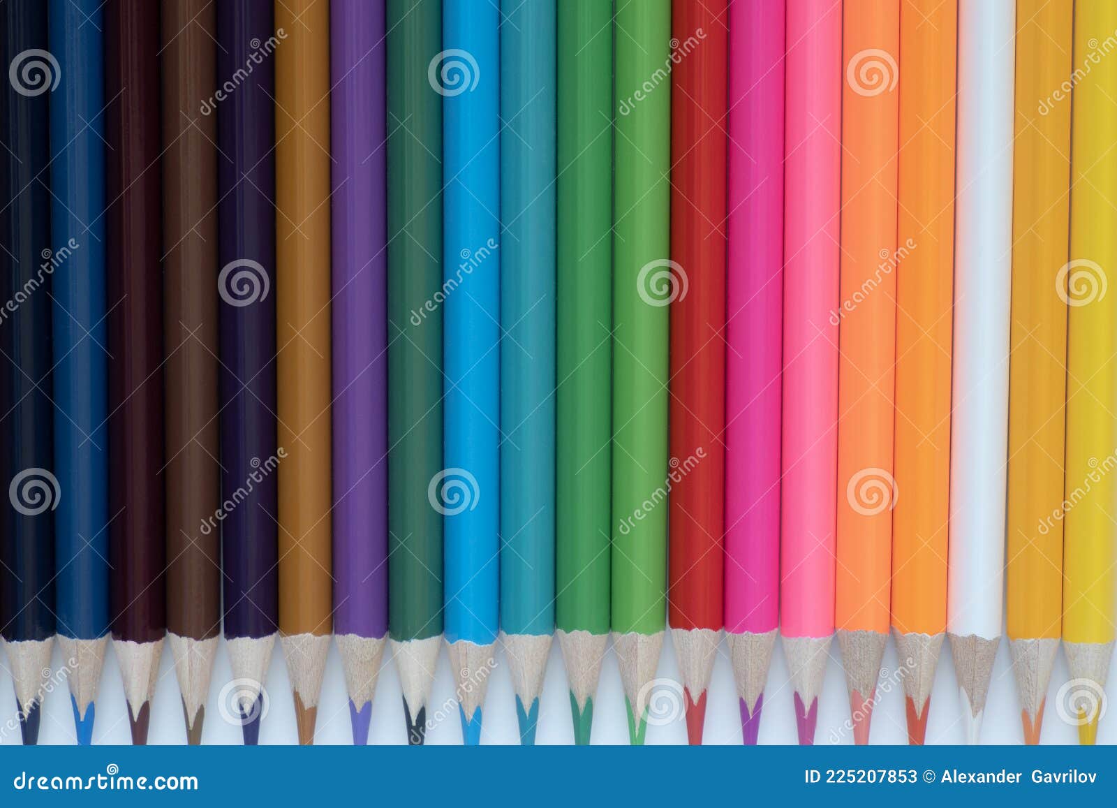 Colored Pencils, Close-up. Objects To Draw Stock Image - Image of ...