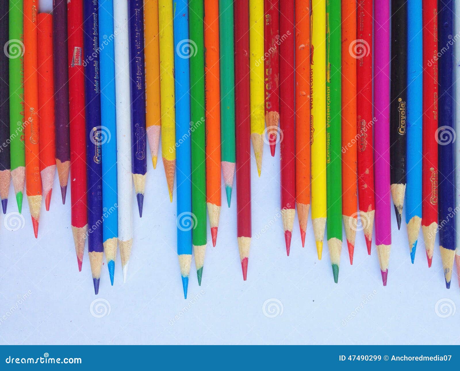 Colored Pencils, Gigantic Sculpture On Display At The Museum Editorial ...