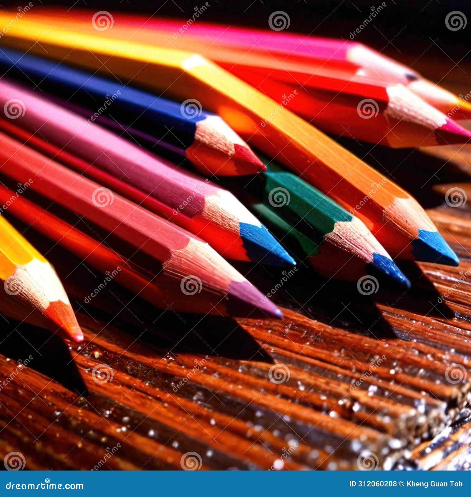 Colored Pencils Multicolored Drawing Instruments for Art, Various ...