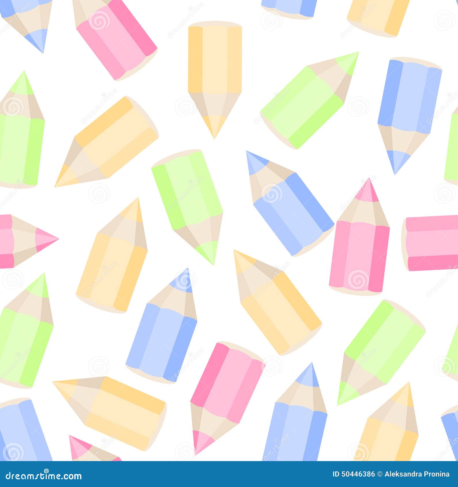 Colored Pencils Seamless Texture Stock Vector - Illustration of colors ...