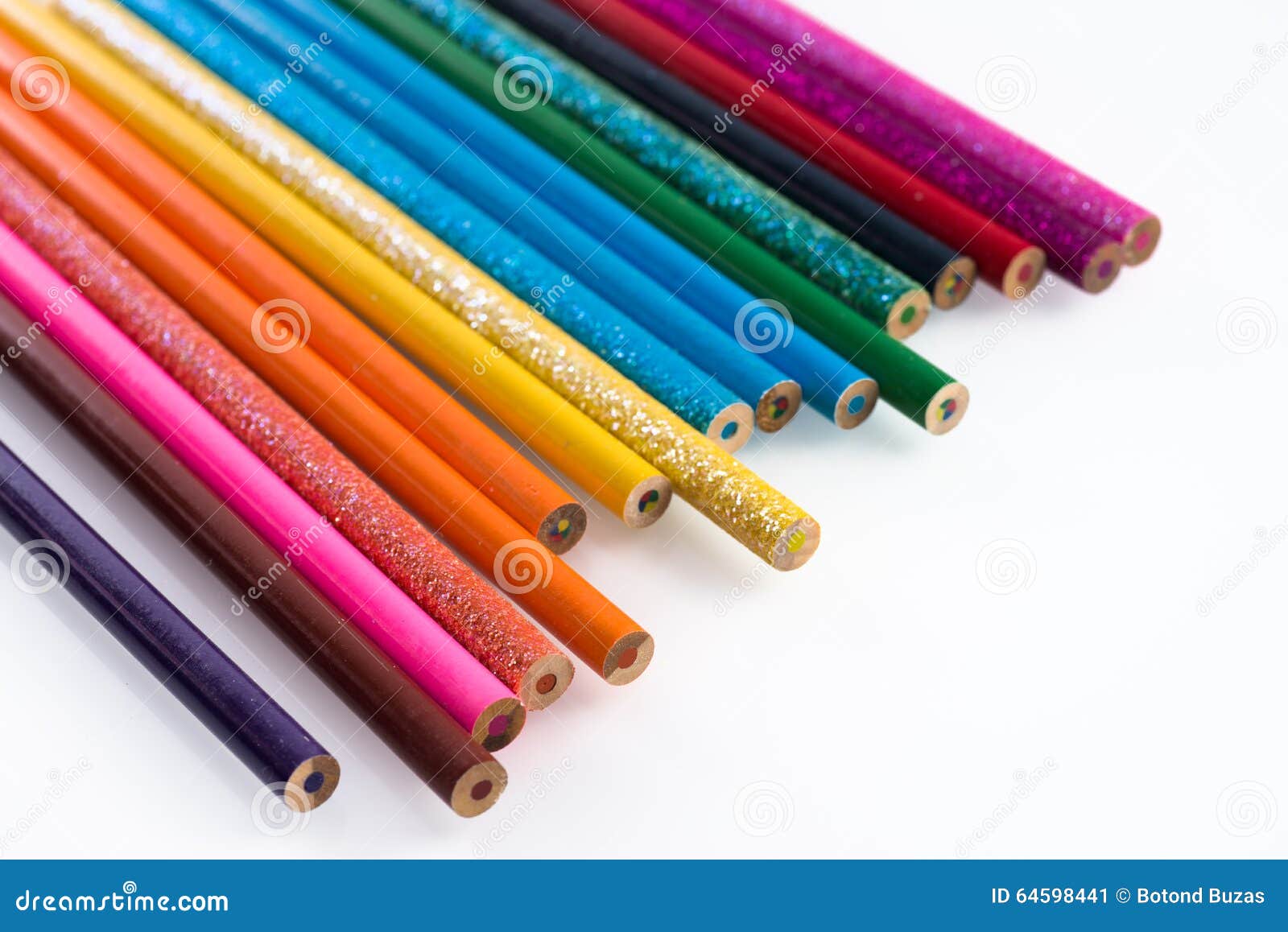 Colored pencils stock image. Image of colors, draw, coloured - 64598441