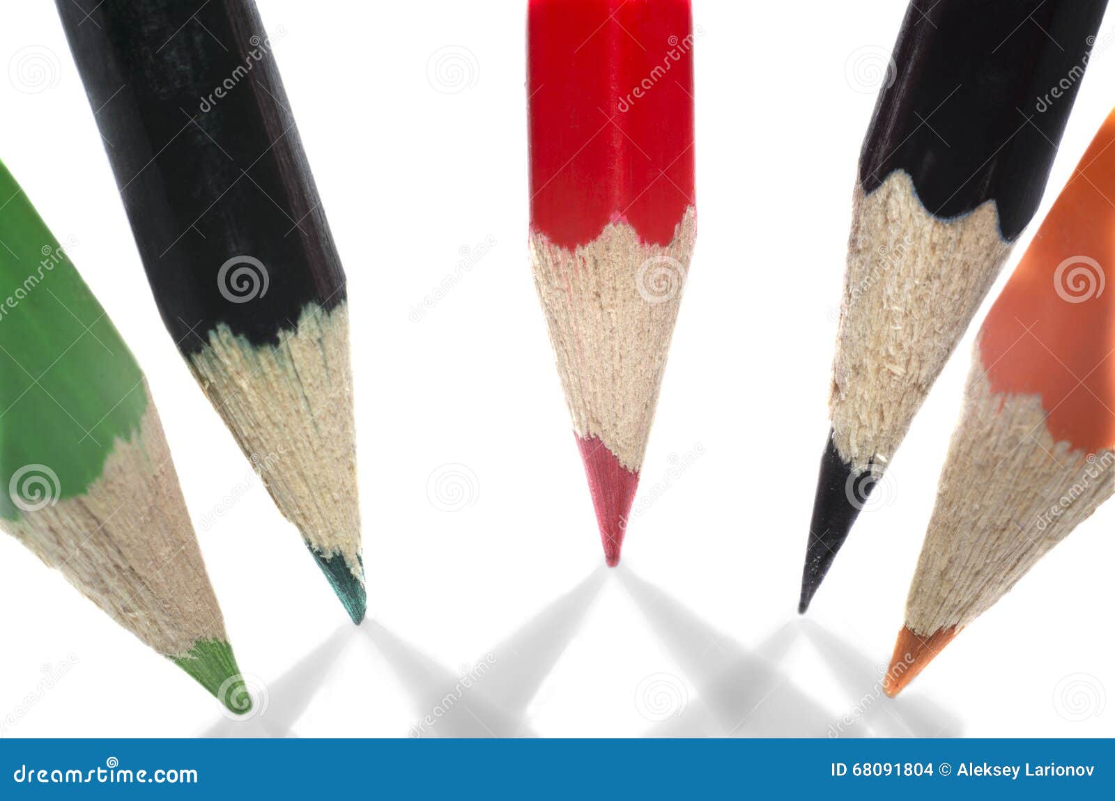 Colored Pencils in the Shape of a Star Stock Photo - Image of colored ...