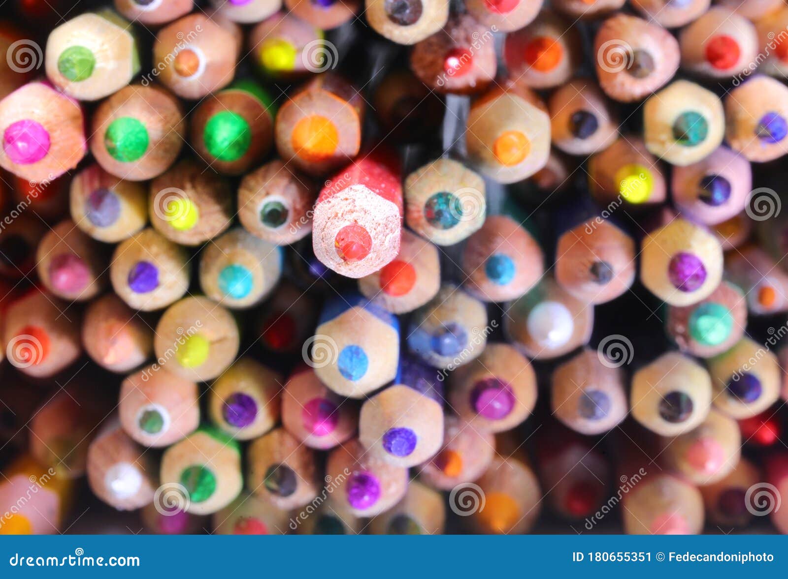 Colored Pencils in a Stationery Store Stock Image - Image of ...