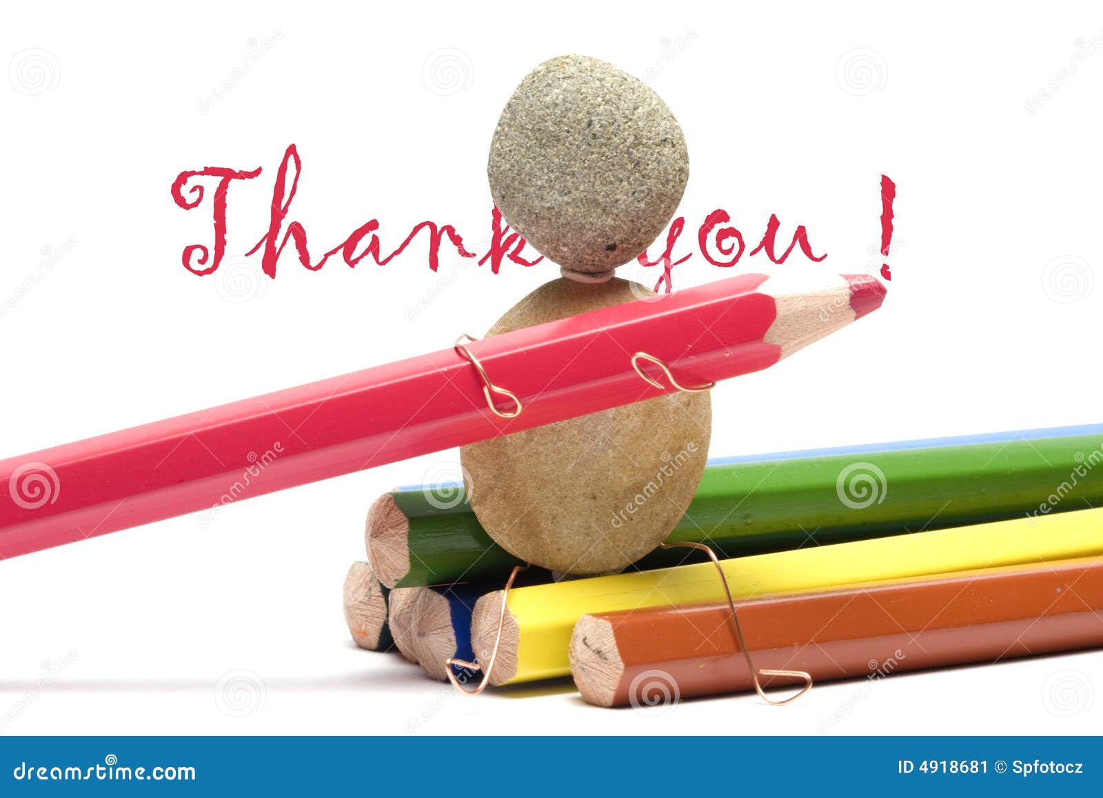 Colored Pencils - Thank You Stock Image - Image of pencil, detail: 4918681