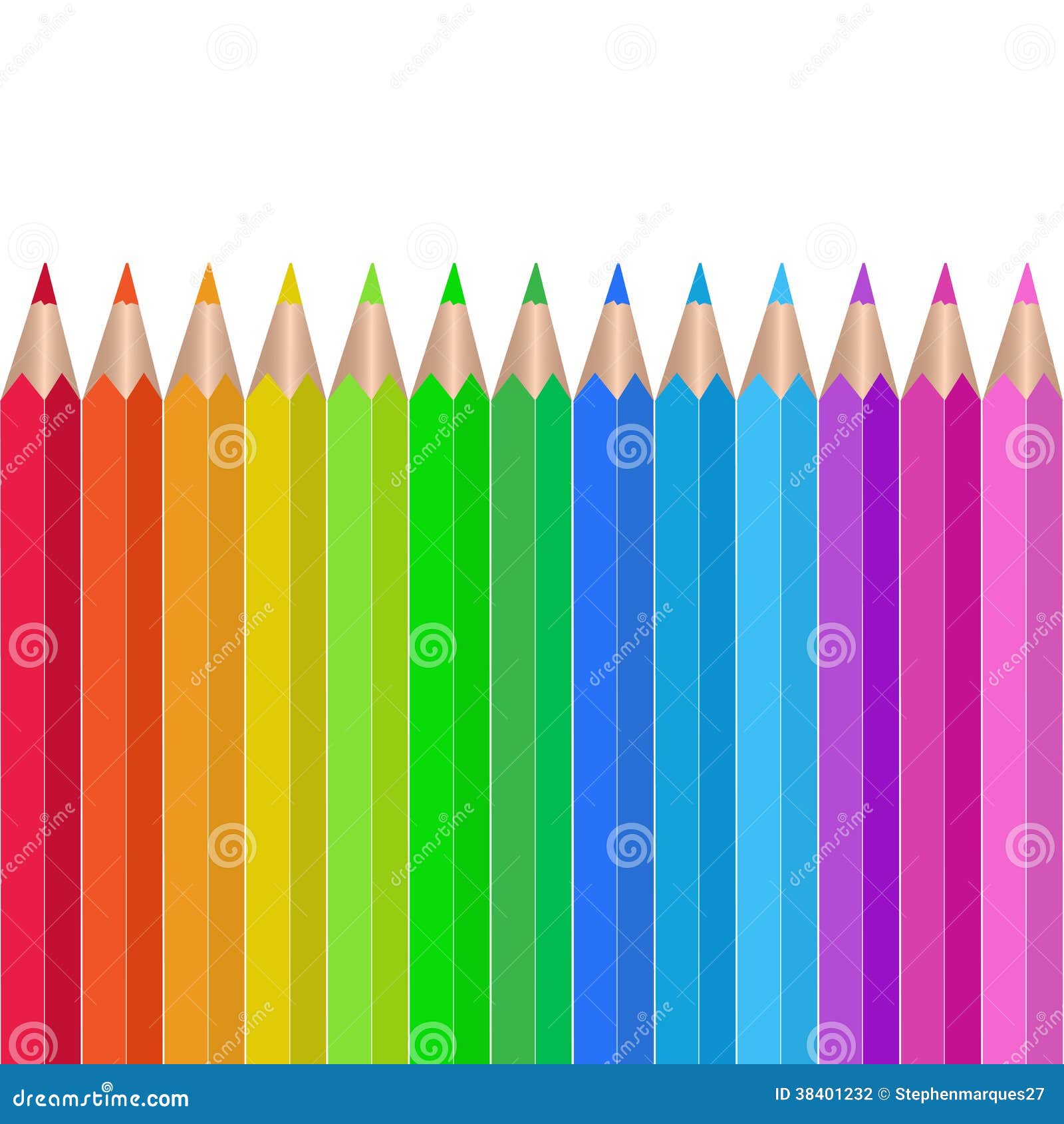 Colored Pencils Vector Illustration Stock Vector - Illustration of ...