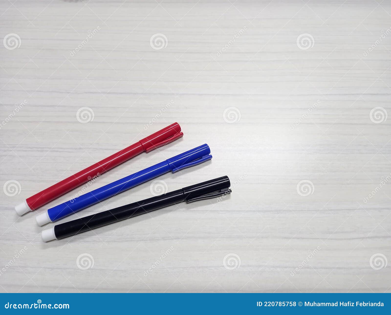 Colored Pens on the Table To Use for Sketching Stock Photo - Image of ...