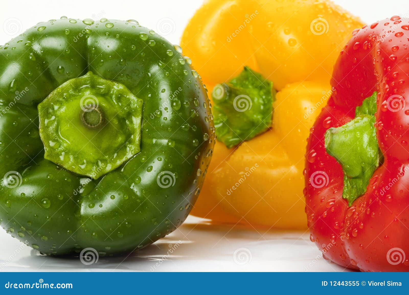 Colored peppers stock image. Image of fruit, drop, food - 12443555