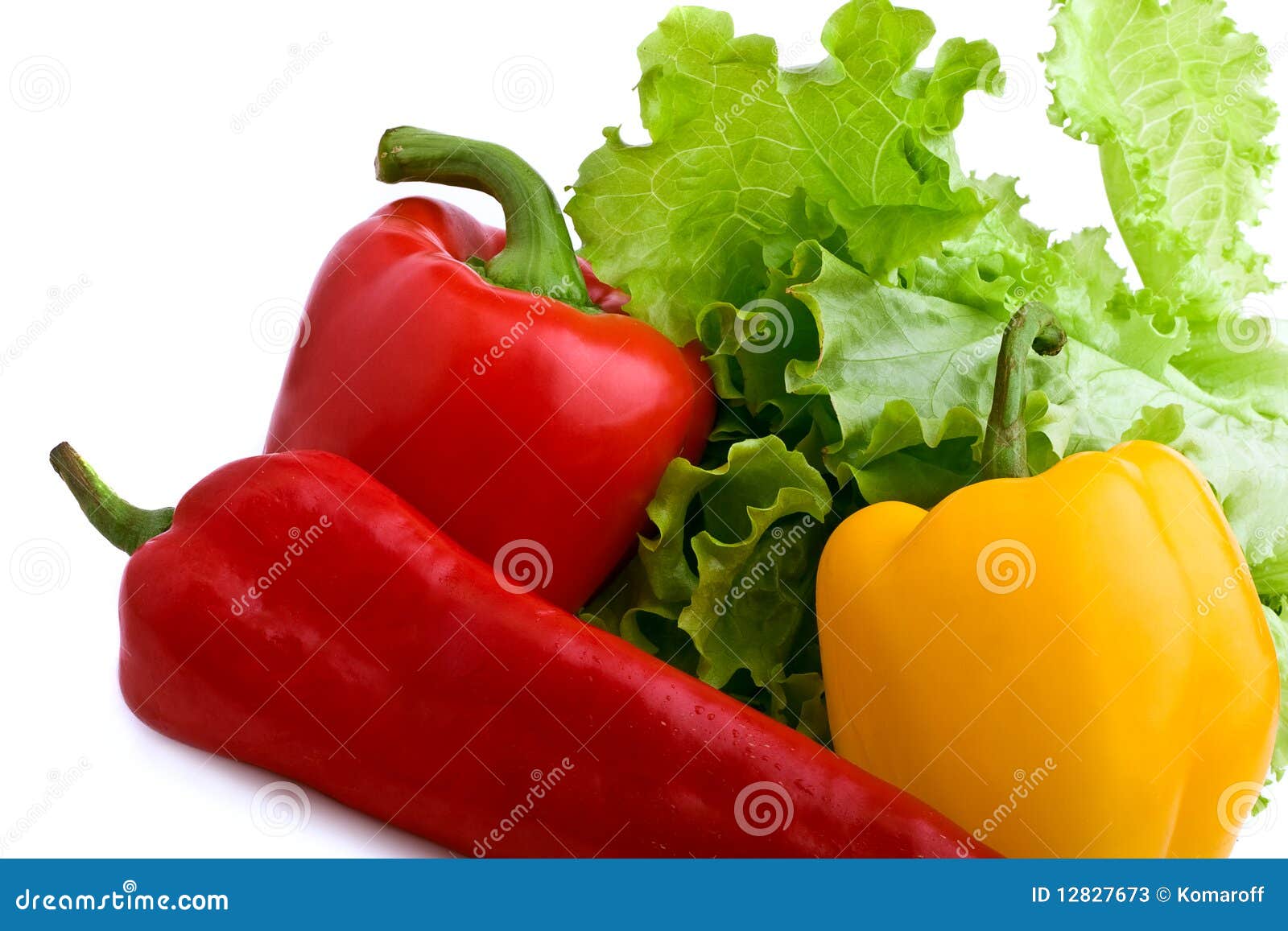 Colored peppers stock image. Image of yellow, gourmet - 12827673