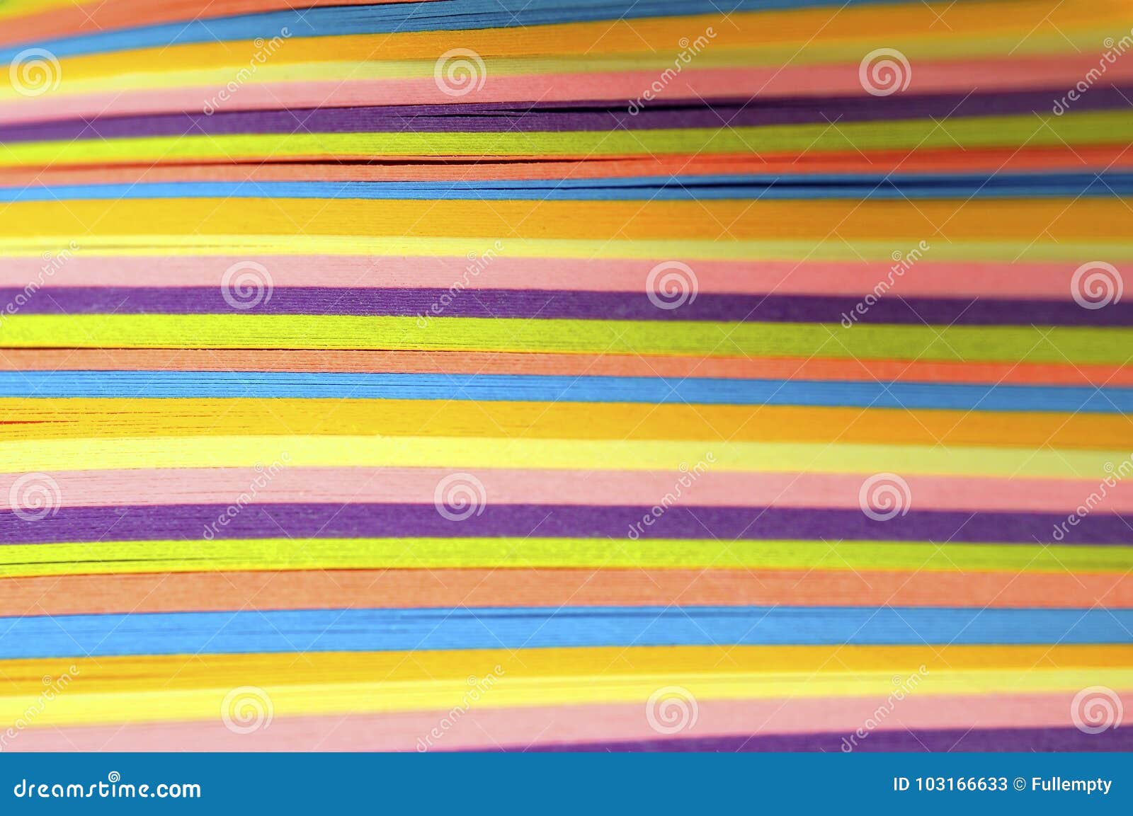 Colored pieces of paper stock image. Image of close - 103166633