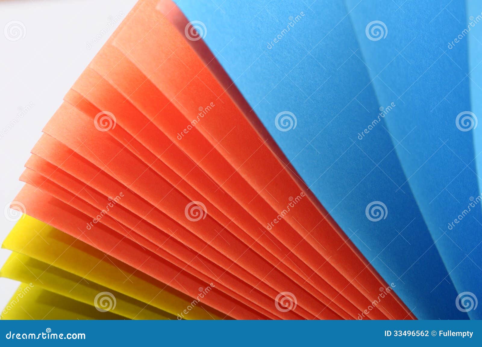 Colored pieces of paper stock photo. Image of macro, album - 33496562