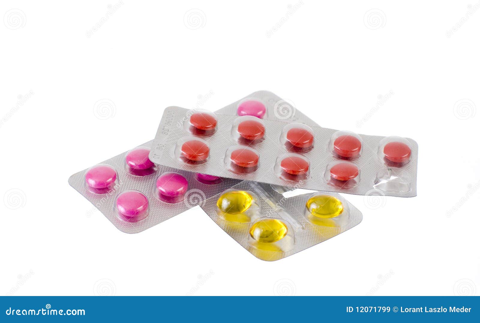 Colored pills stock image. Image of healthy, healthcare - 12071799