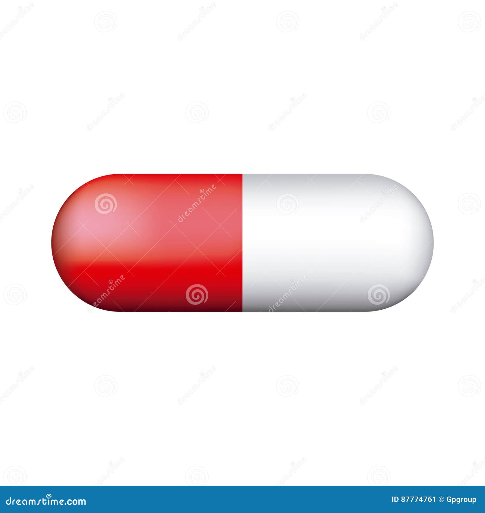 Colored Pills Medical in Capsules Shape Stock Illustration ...