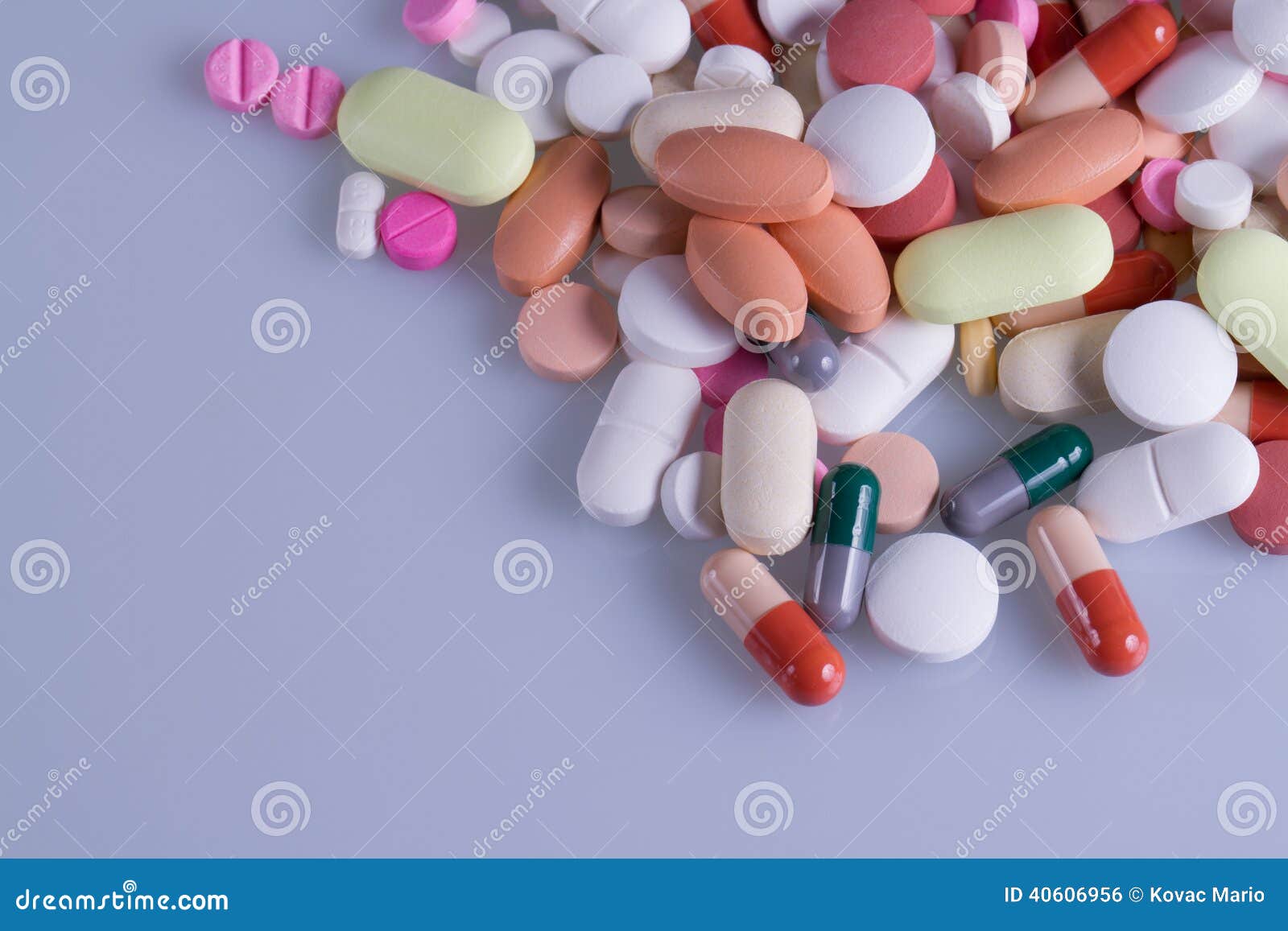 Colored pills stock photo. Image of color, large, group - 40606956