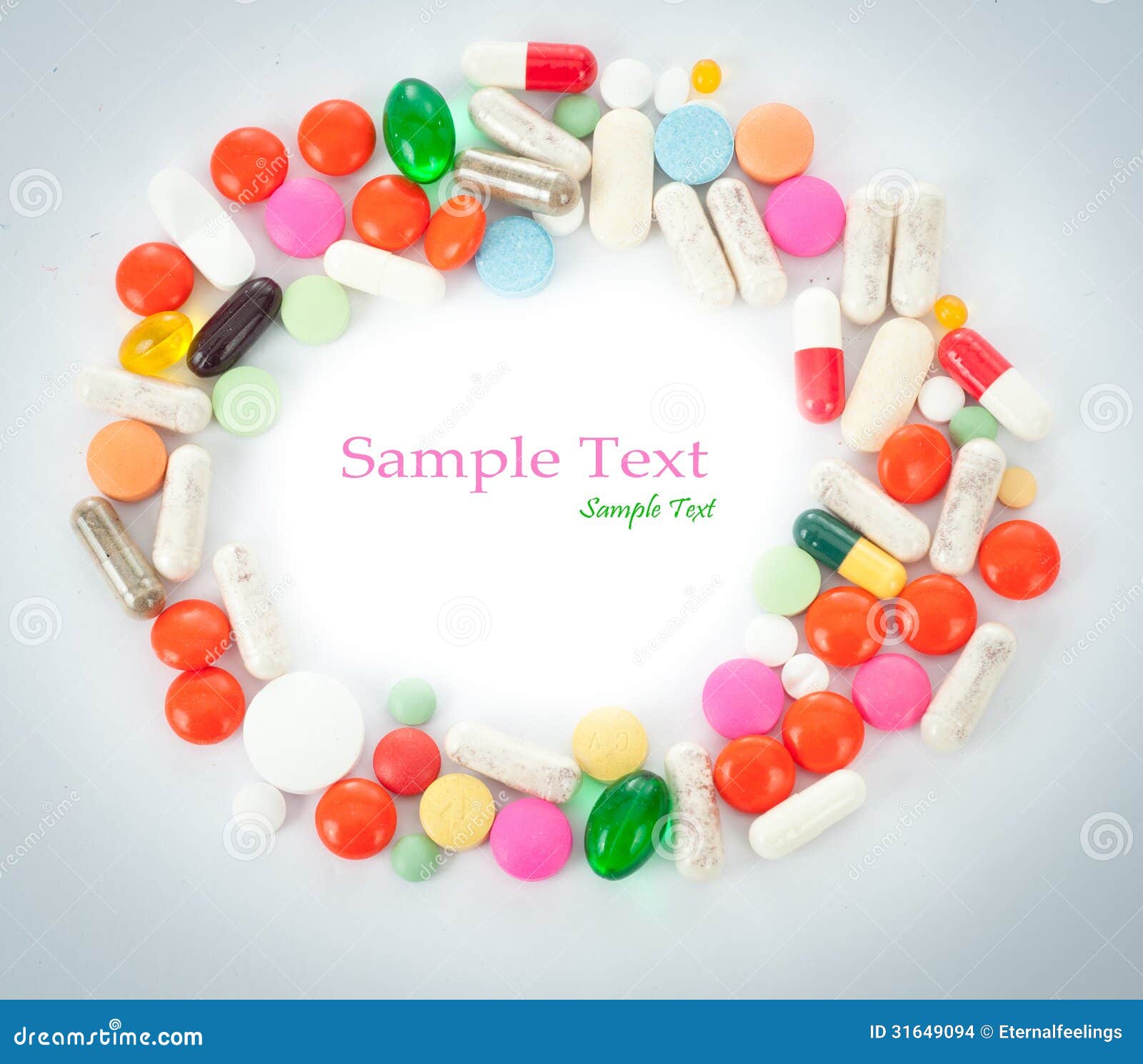 Colored pills stock photo. Image of background, orange - 31649094