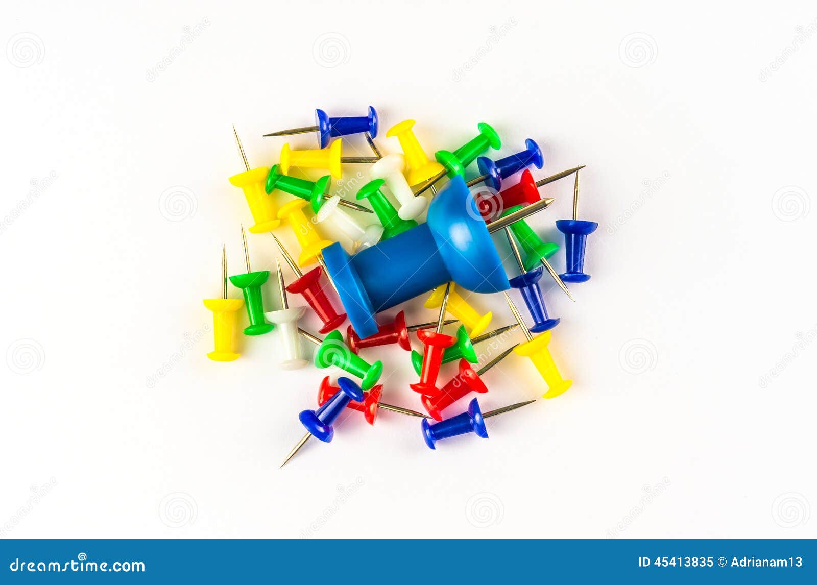 Colored pins stock image. Image of green, paper, pins - 45413835