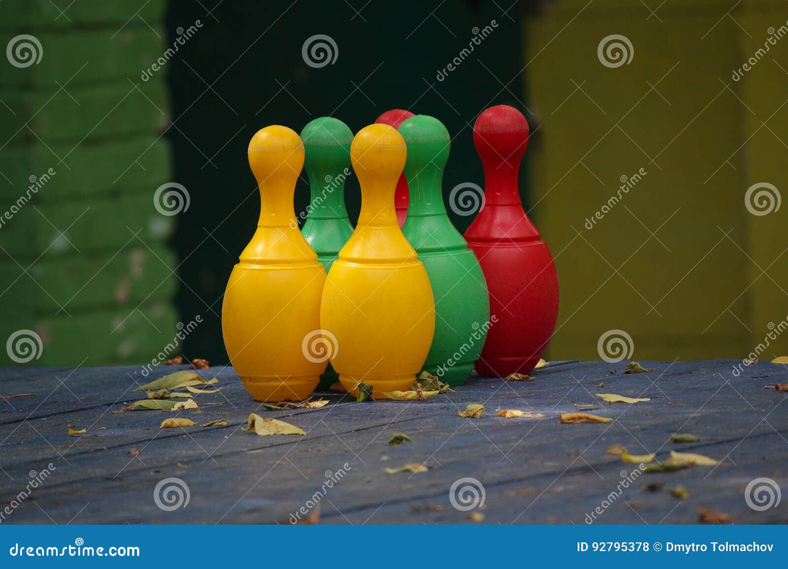 Colored Pins on a Wooden Floor Stock Photo - Image of floor, background ...