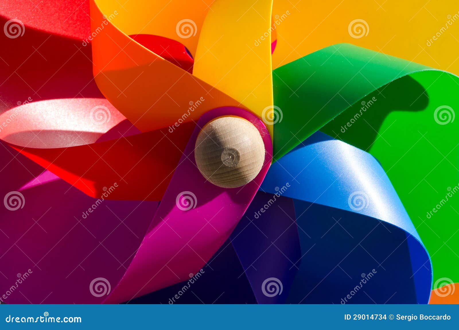 Colored pinwheel stock photo. Image of children, orange - 29014734