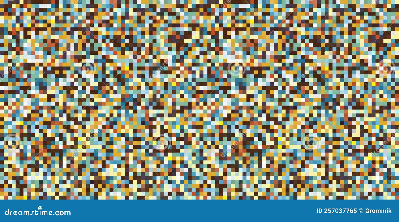 Colored Pixels. Abstract Color Background Stock Illustration ...