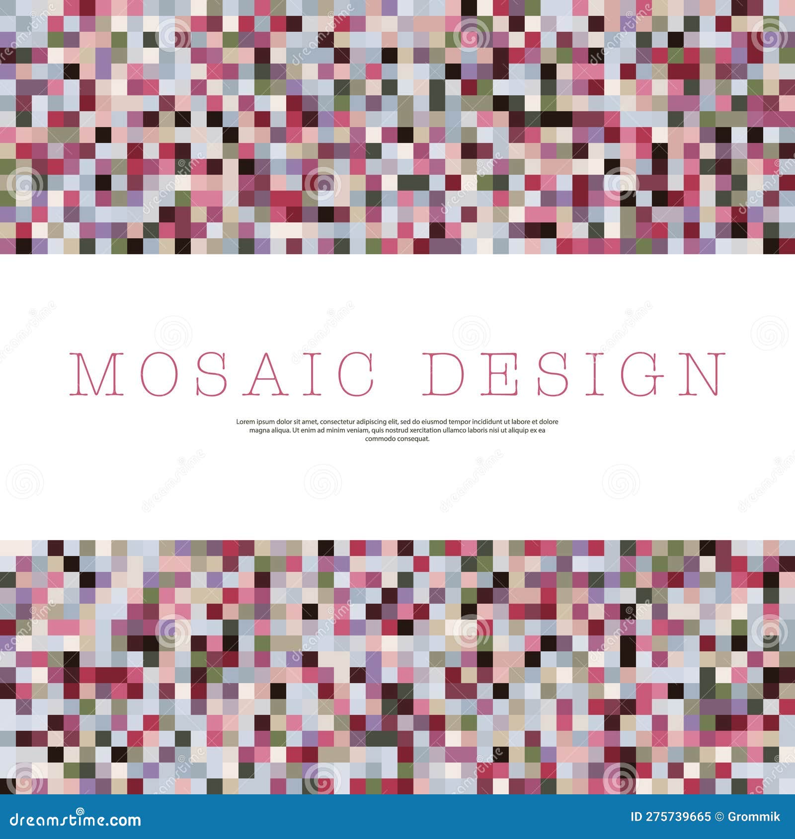 Colored Pixels. Template for Background, Cover, Screensaver, Website ...