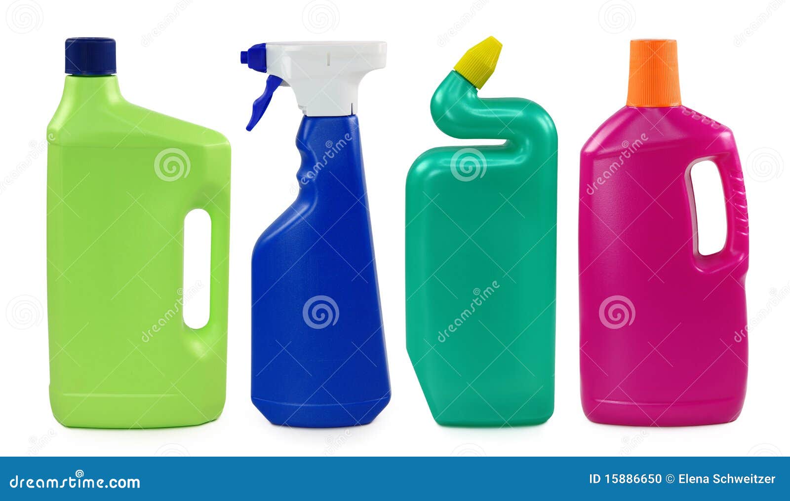 Colored plastic bottles stock photo. Image of path, bottle - 15886650