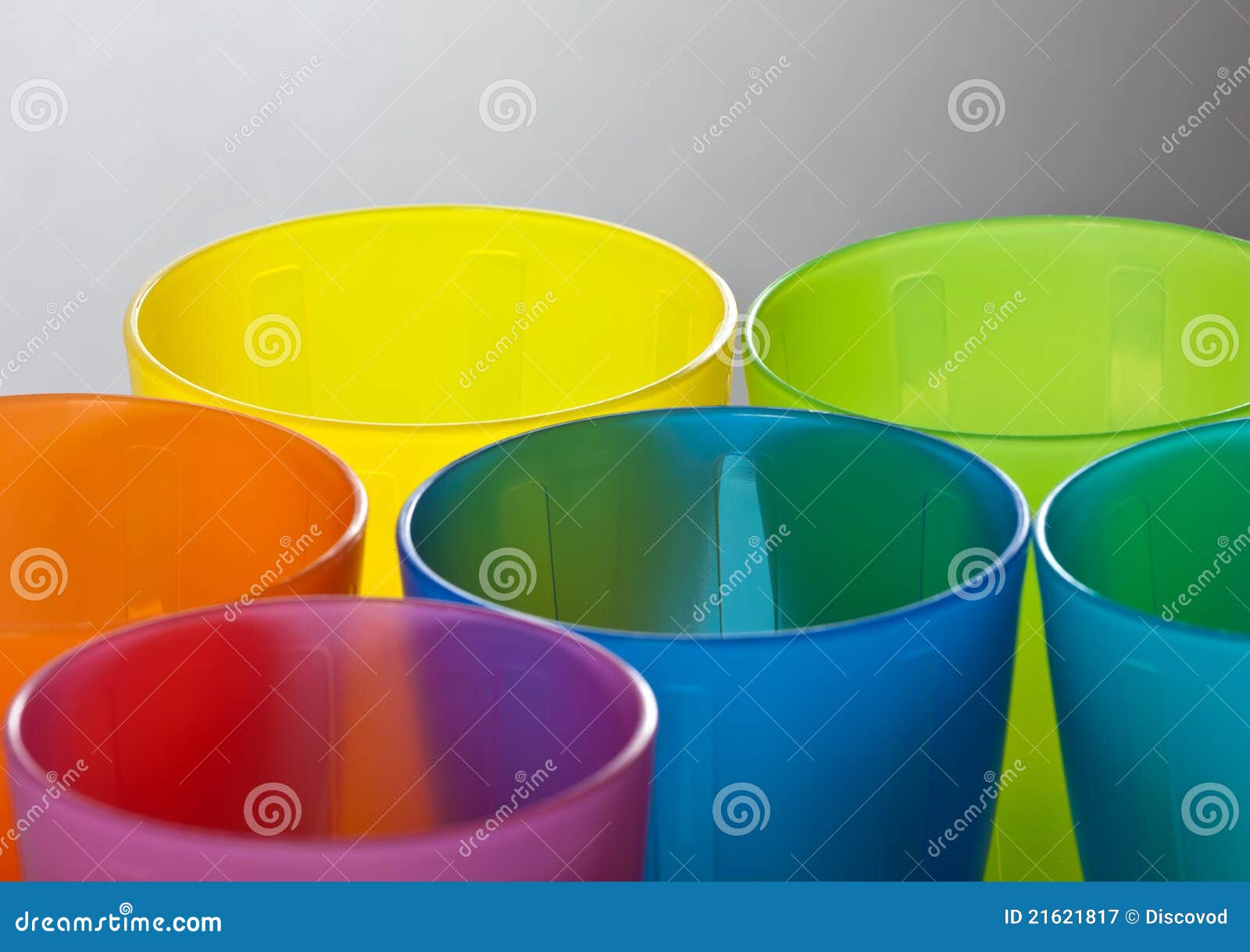 Colored plastic cups stock image. Image of pattern, purple - 21621817