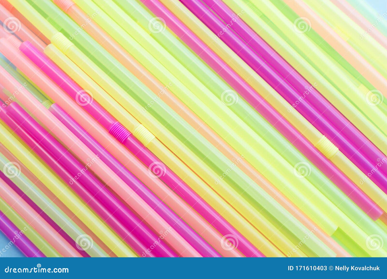 Colored Plastic Drinking Straws Texture Background Stock Image - Image ...