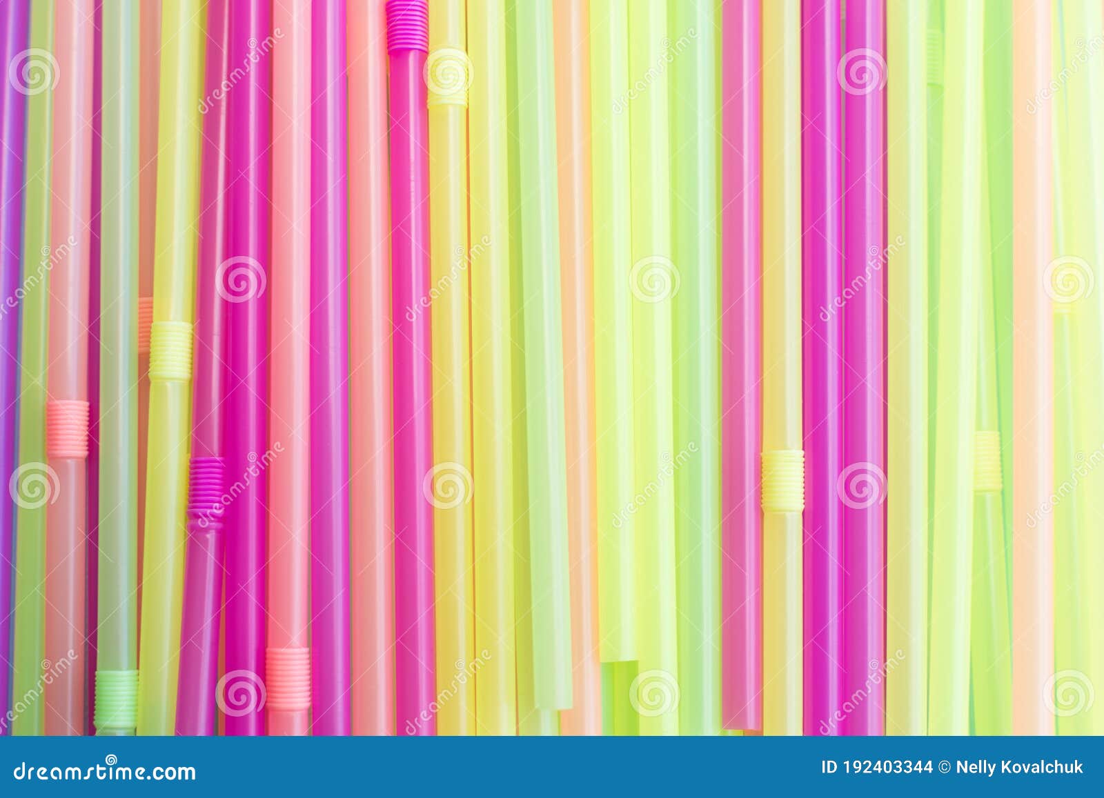 Colored Plastic Drinking Straws Texture Background Stock Photo - Image ...