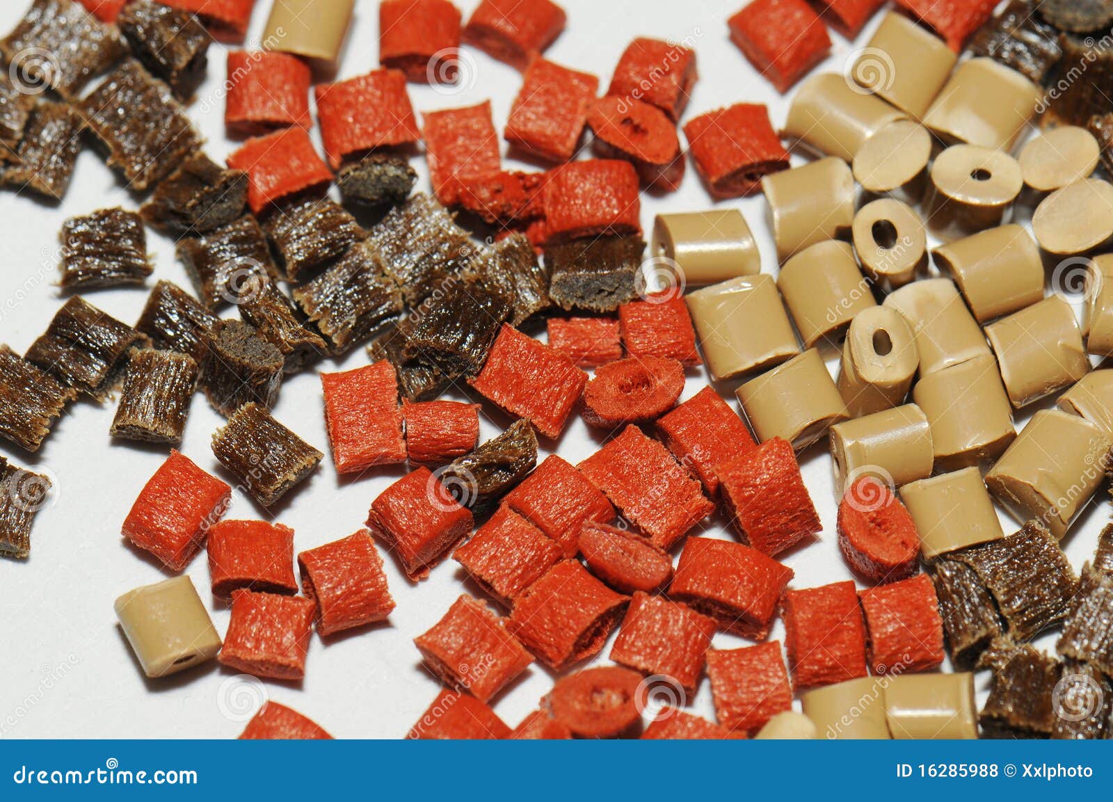 Colored plastic pellets stock photo. Image of pellets - 16285988