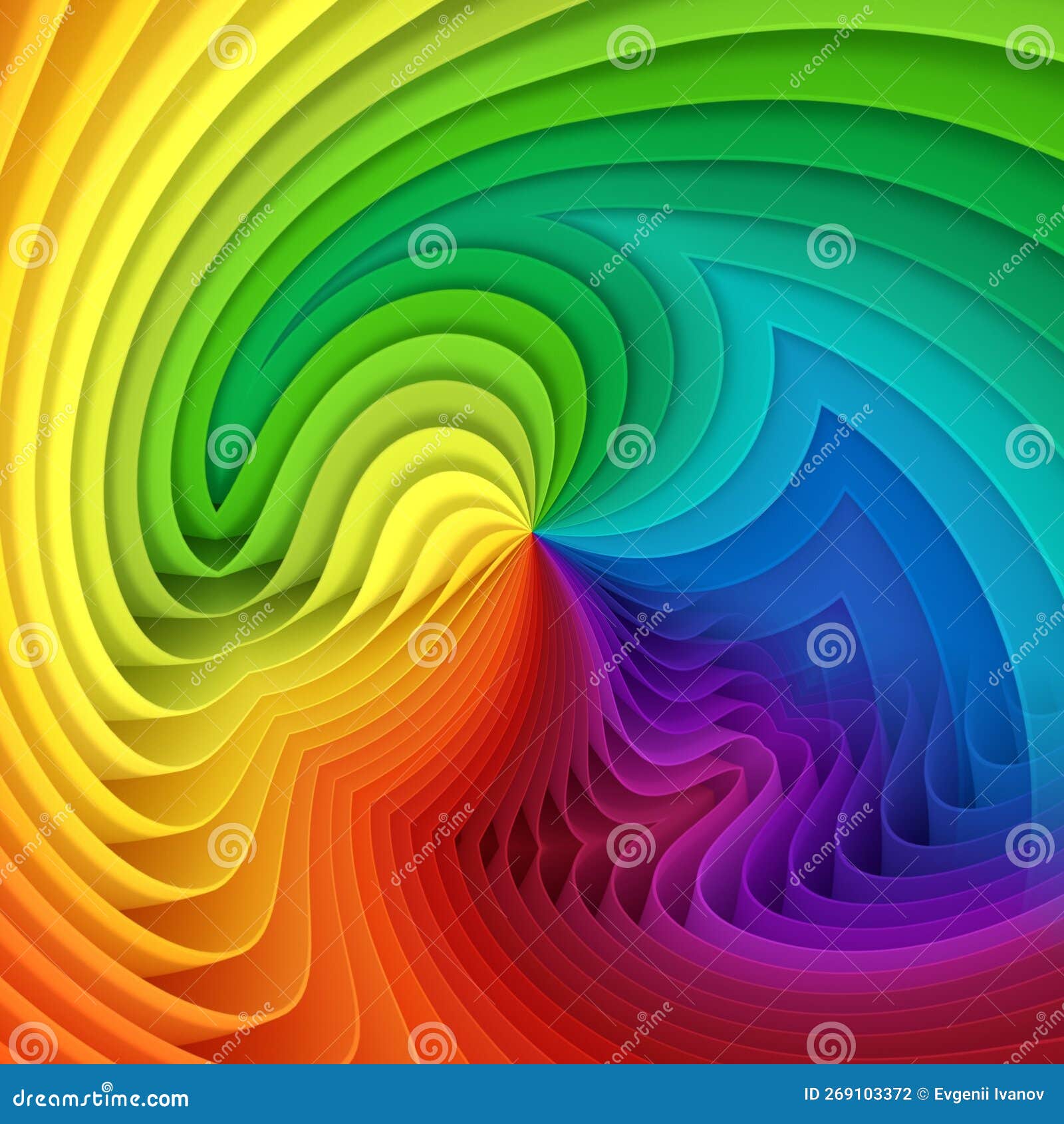 Colored Plastic Sheets of Different Colors, Rainbow Paper Pattern 3D ...