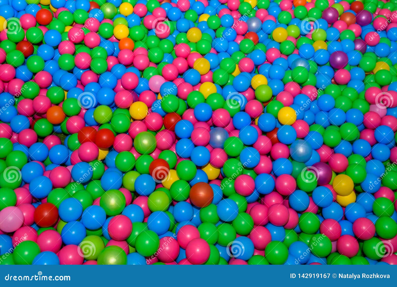 Colored Plastic Small Balls Stock Image - Image of plastic, little ...