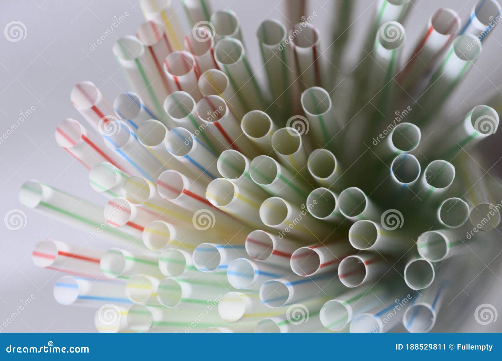 Colored plastic straws stock image. Image of plastic - 188529811